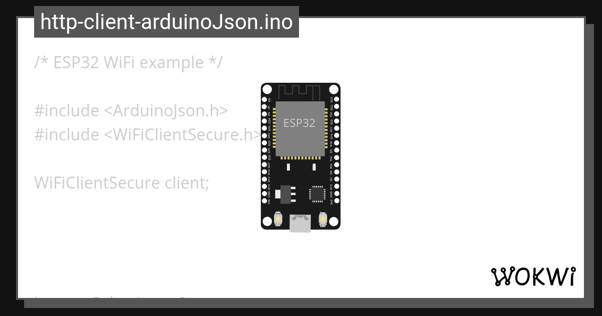 esp32-http-client-arduinojson MODIS PAR - Wokwi ESP32, STM32, Arduino Simulator