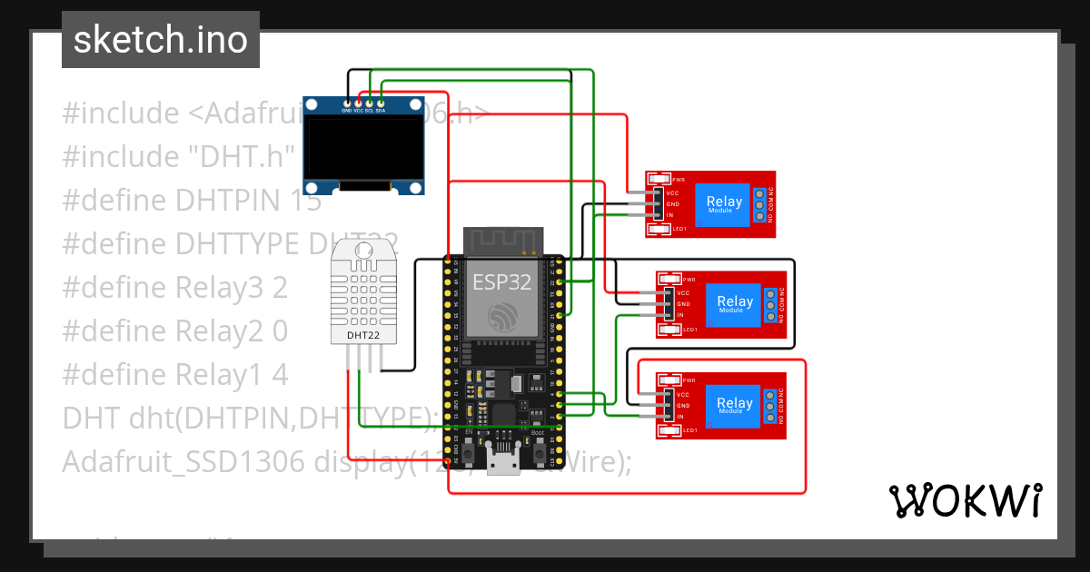 Relay - Wokwi ESP32, STM32, Arduino Simulator