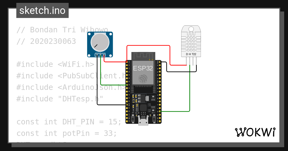 Uas Bondan Tri Wibowo 2020230063 Wokwi Esp32 Stm32 Arduino Simulator 