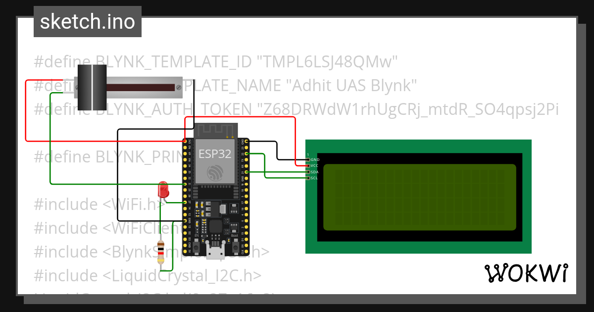 Adhit Remidi Blynk - Wokwi ESP32, STM32, Arduino Simulator