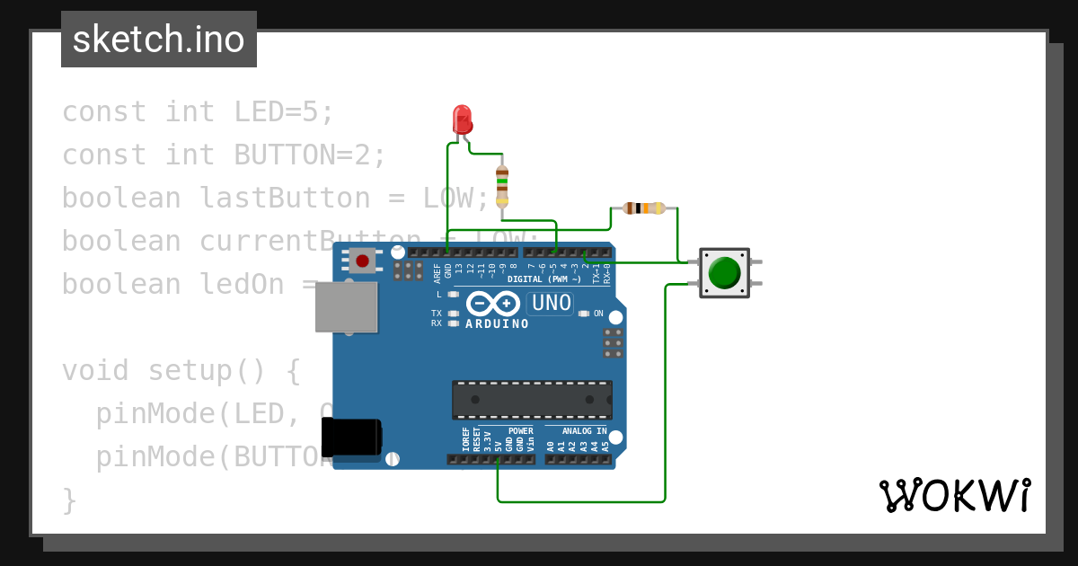 Switchbutton Wokwi Esp32 Stm32 Arduino Simulator
