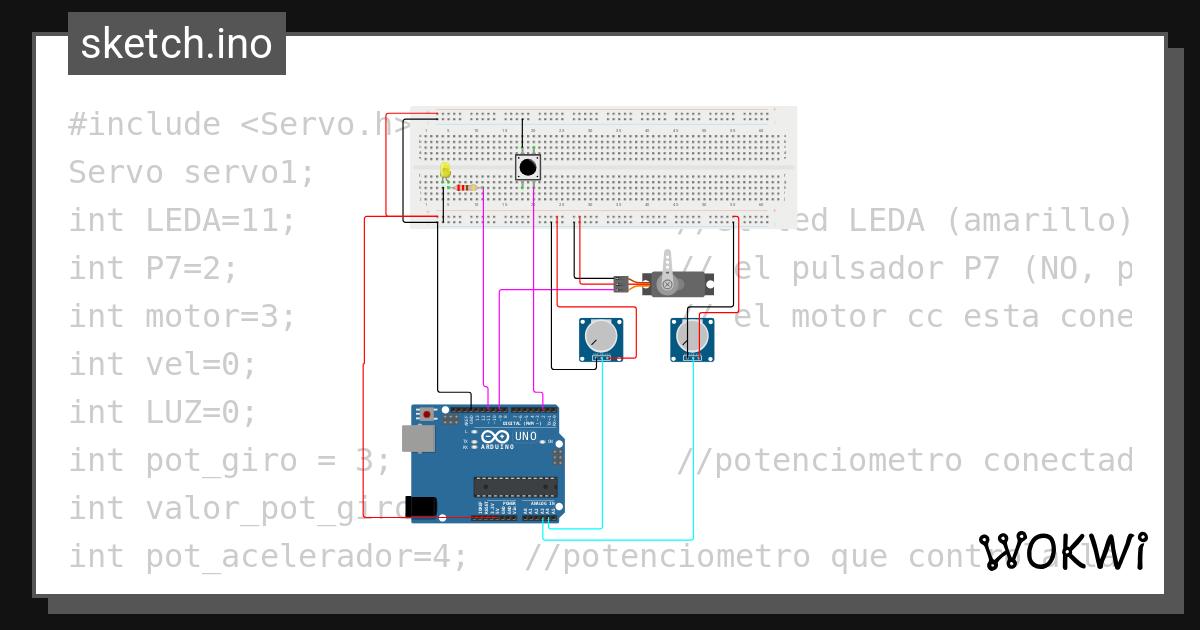 F1 Wokwi Esp32 Stm32 Arduino Simulator