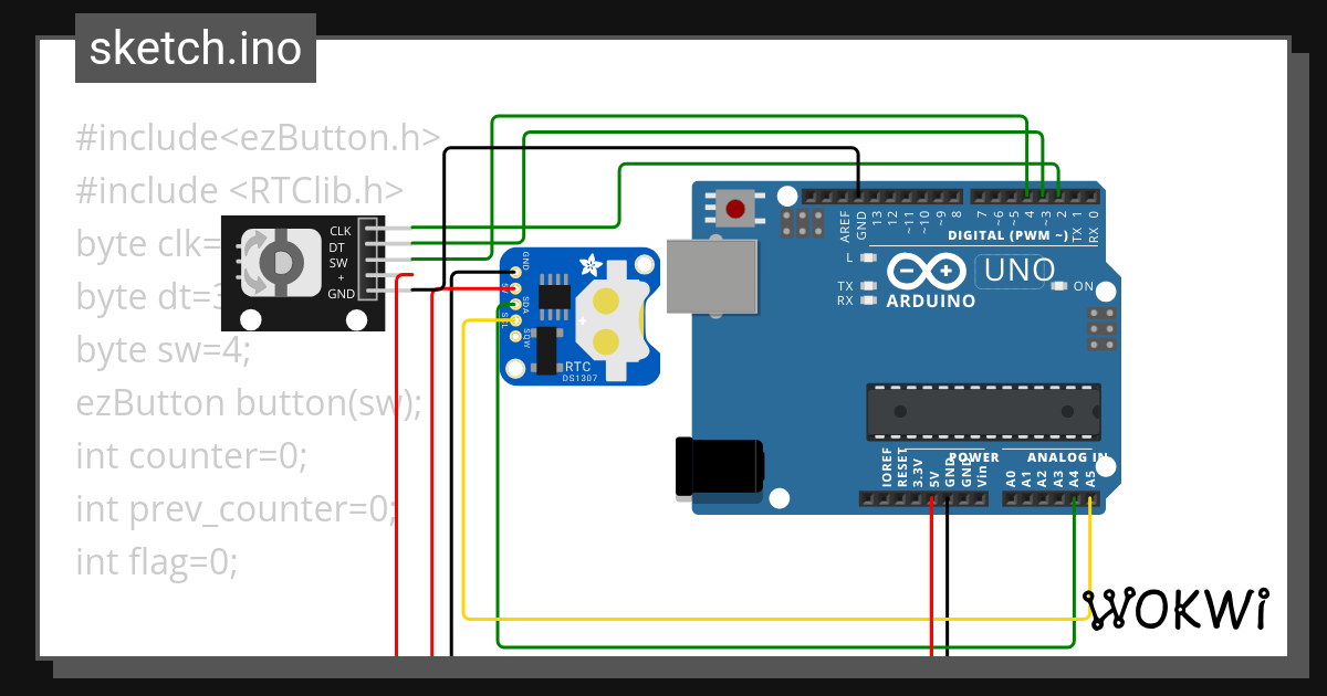Digital Clock 2 Wokwi Esp32 Stm32 Arduino Simulator 4979