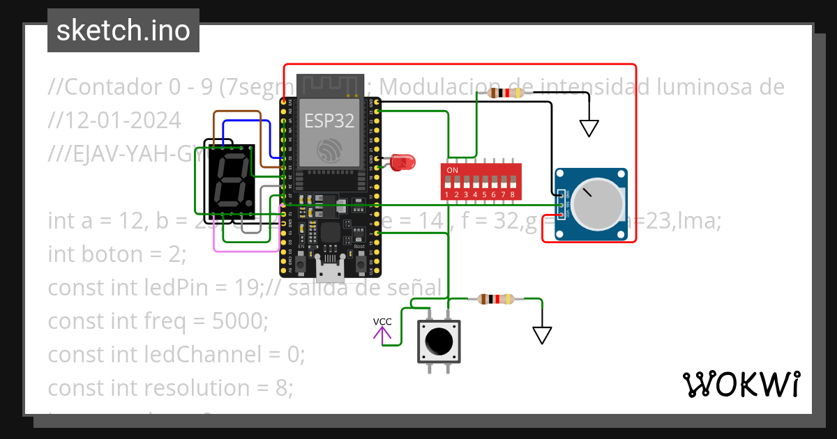 practica 2 unidos - Wokwi ESP32, STM32, Arduino Simulator