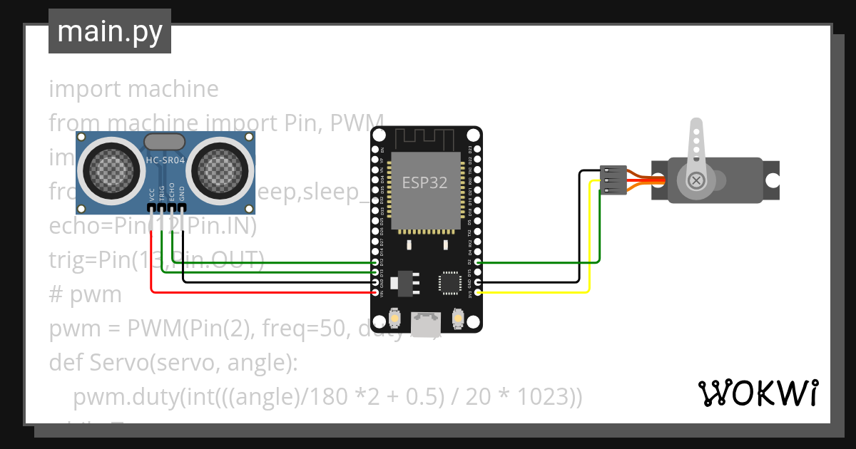 Servo - Wokwi ESP32, STM32, Arduino Simulator