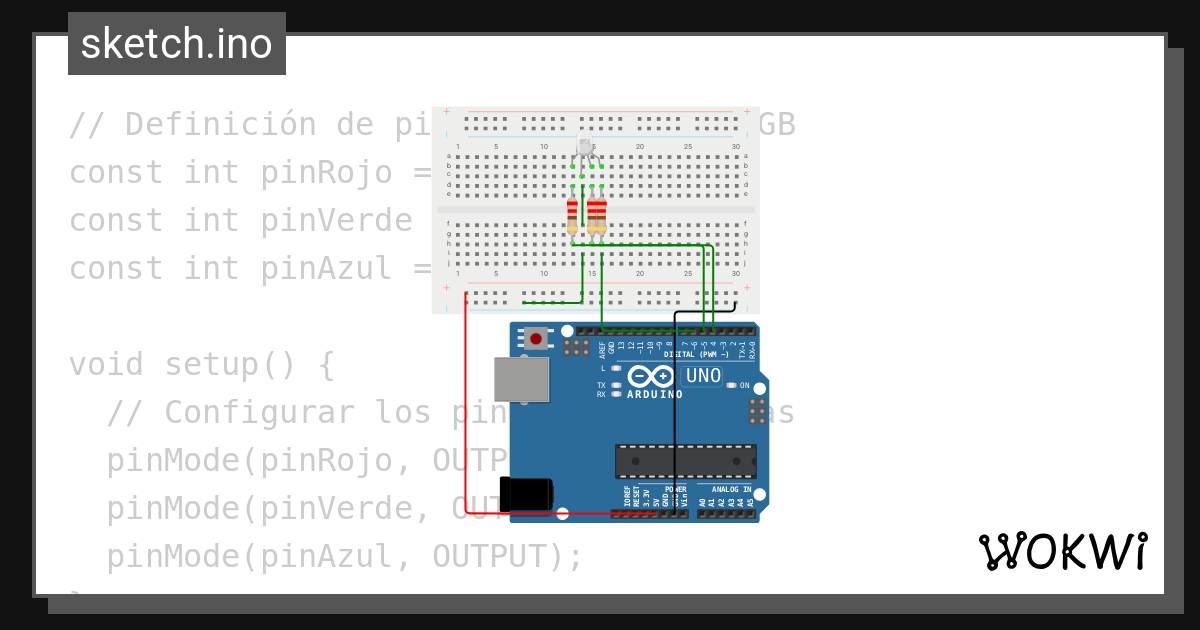 Practica 6c Rgb Wokwi Esp32 Stm32 Arduino Simulator