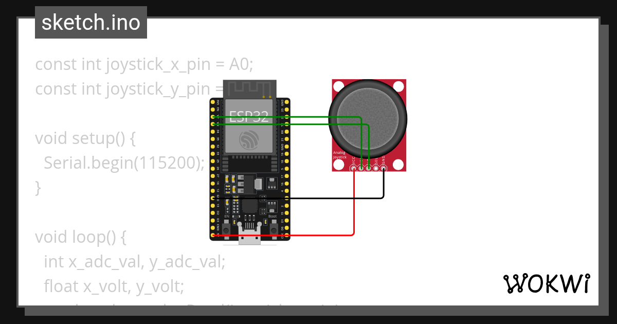 Esp32 Joystick Wokwi Esp32 Stm32 Arduino Simulator 9319