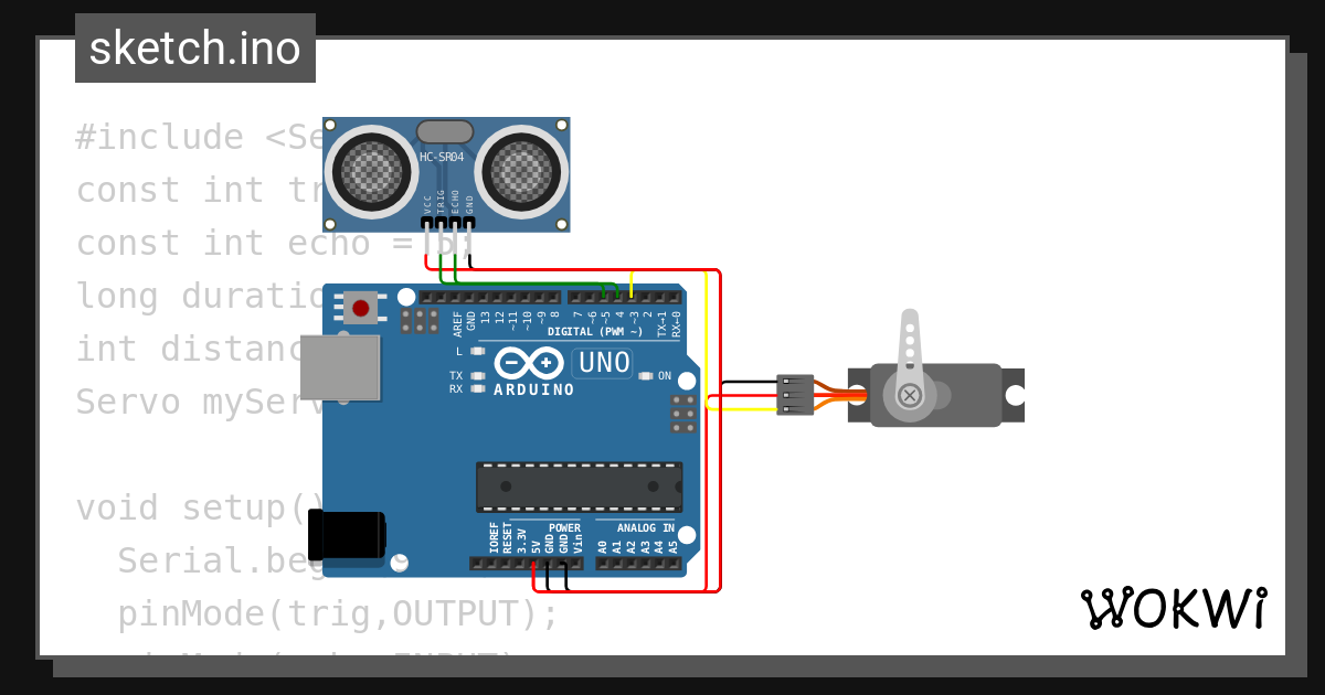 Radar Wokwi Esp32 Stm32 Arduino Simulator 8168