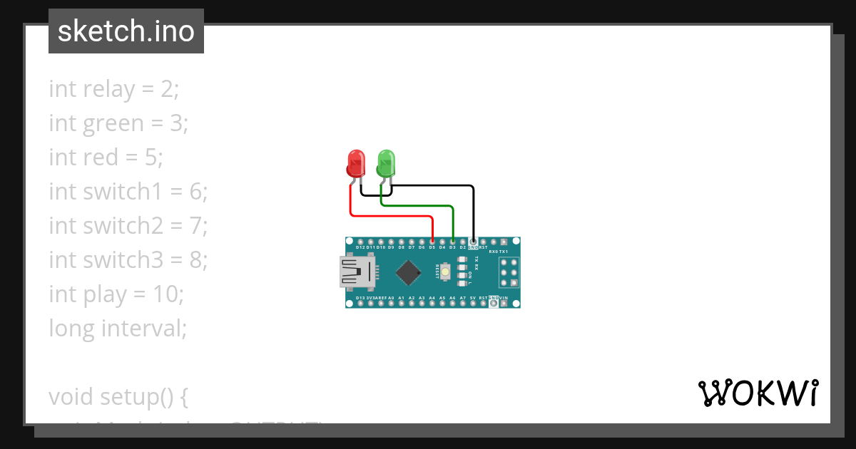 Led Tryout Wokwi Esp32 Stm32 Arduino Simulator