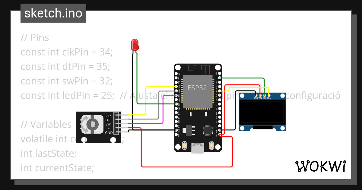 enc - Wokwi ESP32, STM32, Arduino Simulator