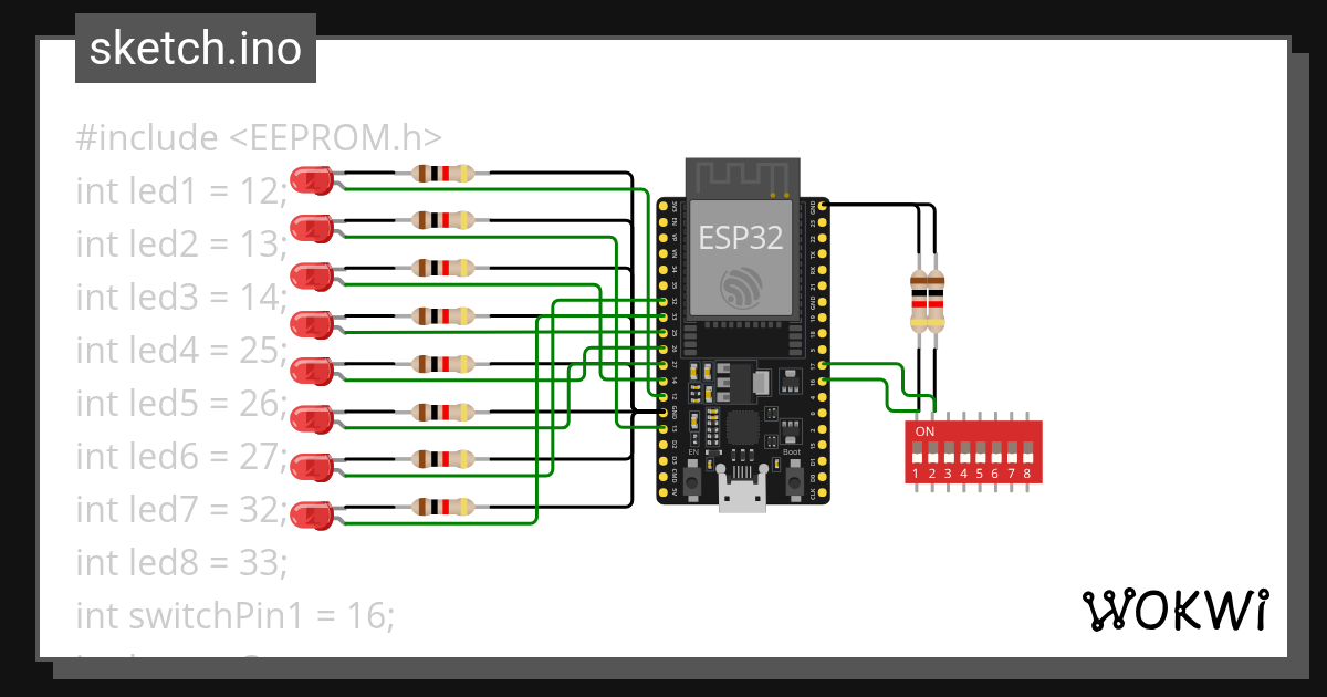 LAB12 no.3 - Wokwi ESP32, STM32, Arduino Simulator