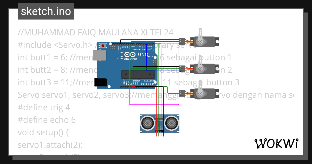 servo Copy - Wokwi ESP32, STM32, Arduino Simulator