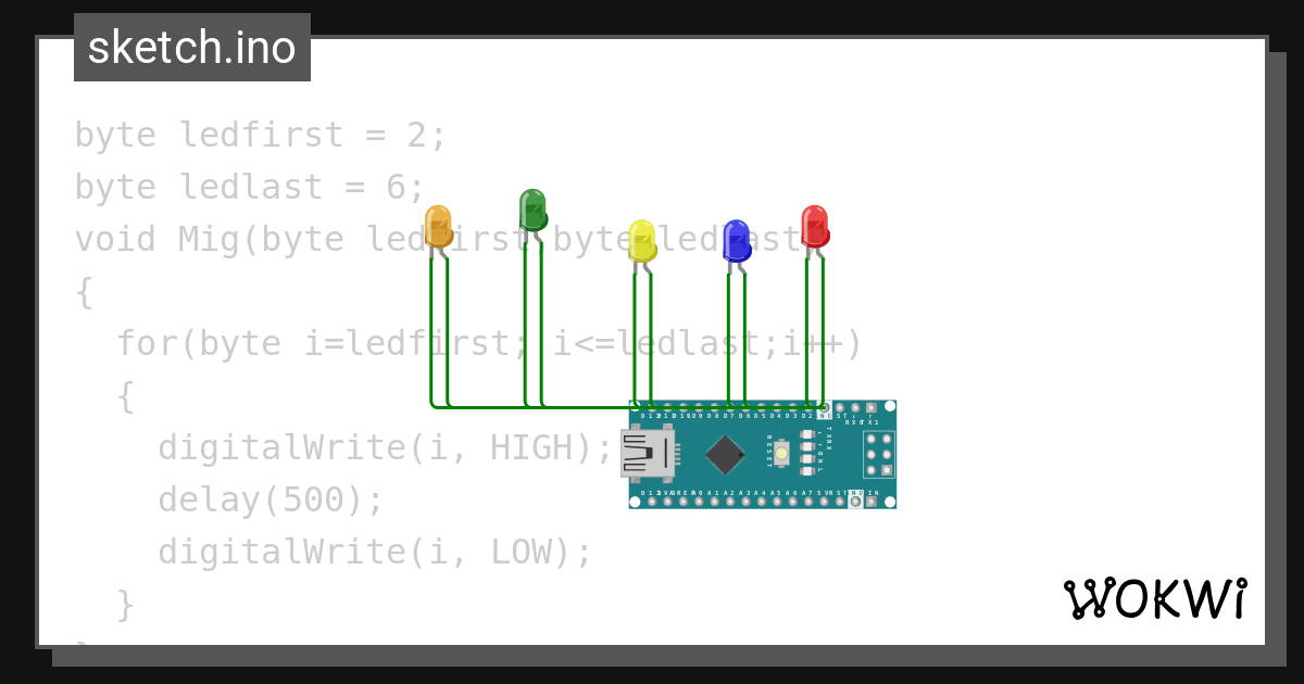 F1 Wokwi Esp32 Stm32 Arduino Simulator