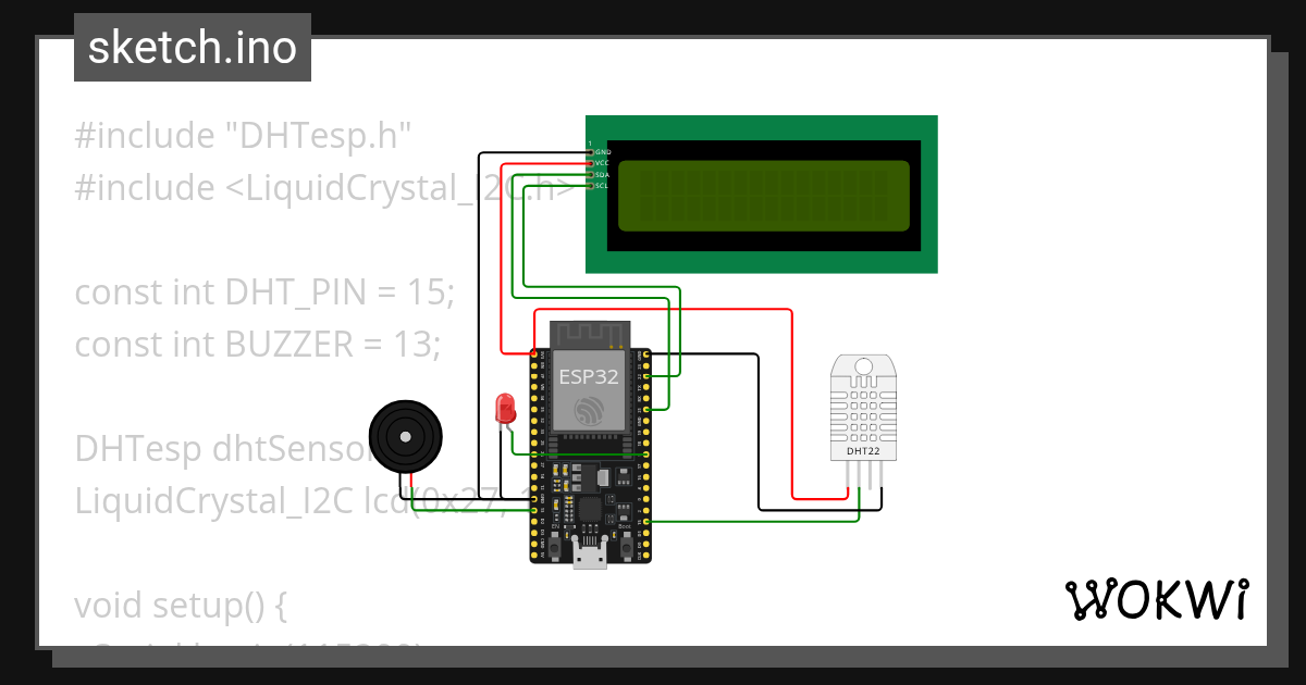 Pendeteksi Kebakaran Wokwi Esp32 Stm32 Arduino Simulator