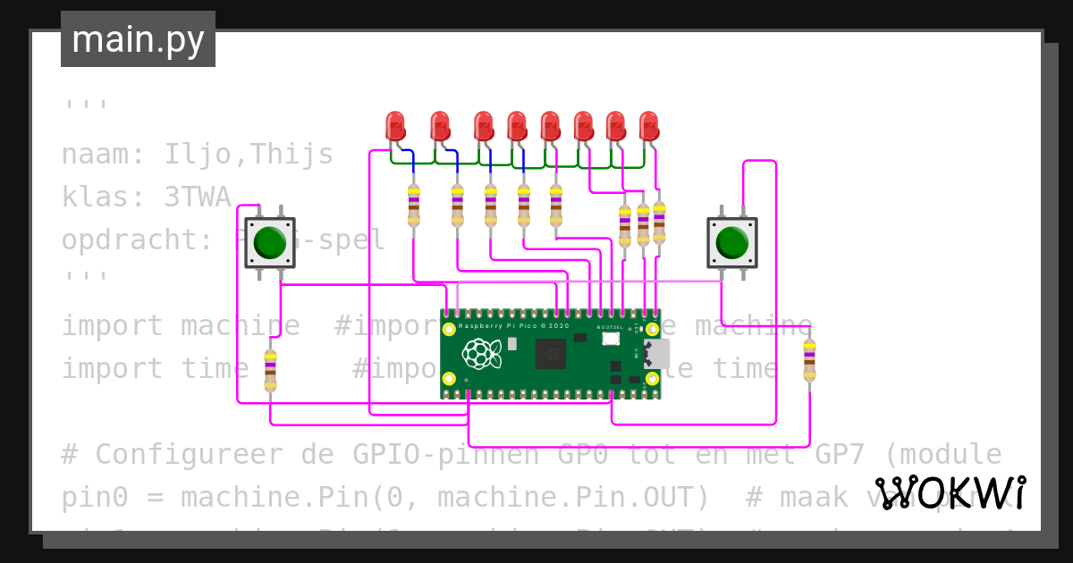 Looplicht Thijs En Iljo Wokwi Esp32 Stm32 Arduino Simulator 7151