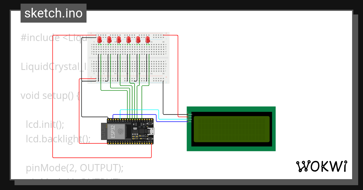 prj 33 esp32 led - Wokwi ESP32, STM32, Arduino Simulator prj 33 esp32 led - Wokwi ESP32, STM32, Arduino Simulator