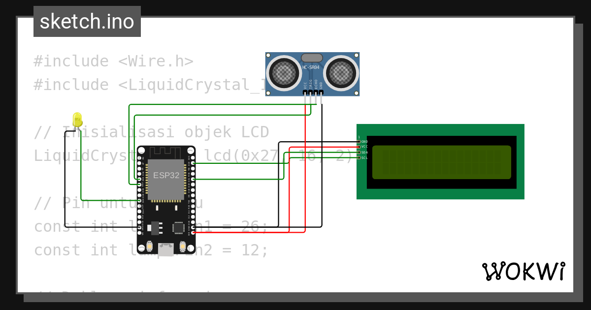 Lcd I2c With Esp32 Aldy Wokwi Esp32 Stm32 Arduino Simulator