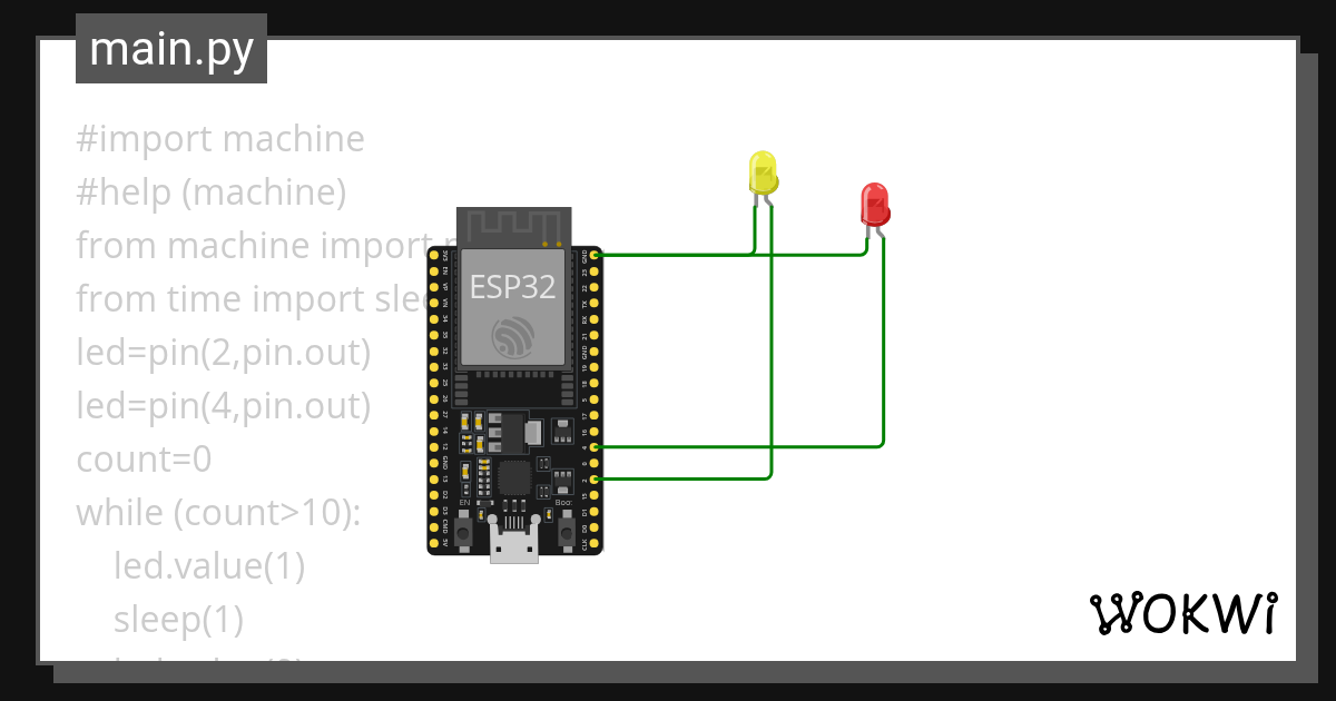 Ledpinpy Wokwi Esp32 Stm32 Arduino Simulator 9863