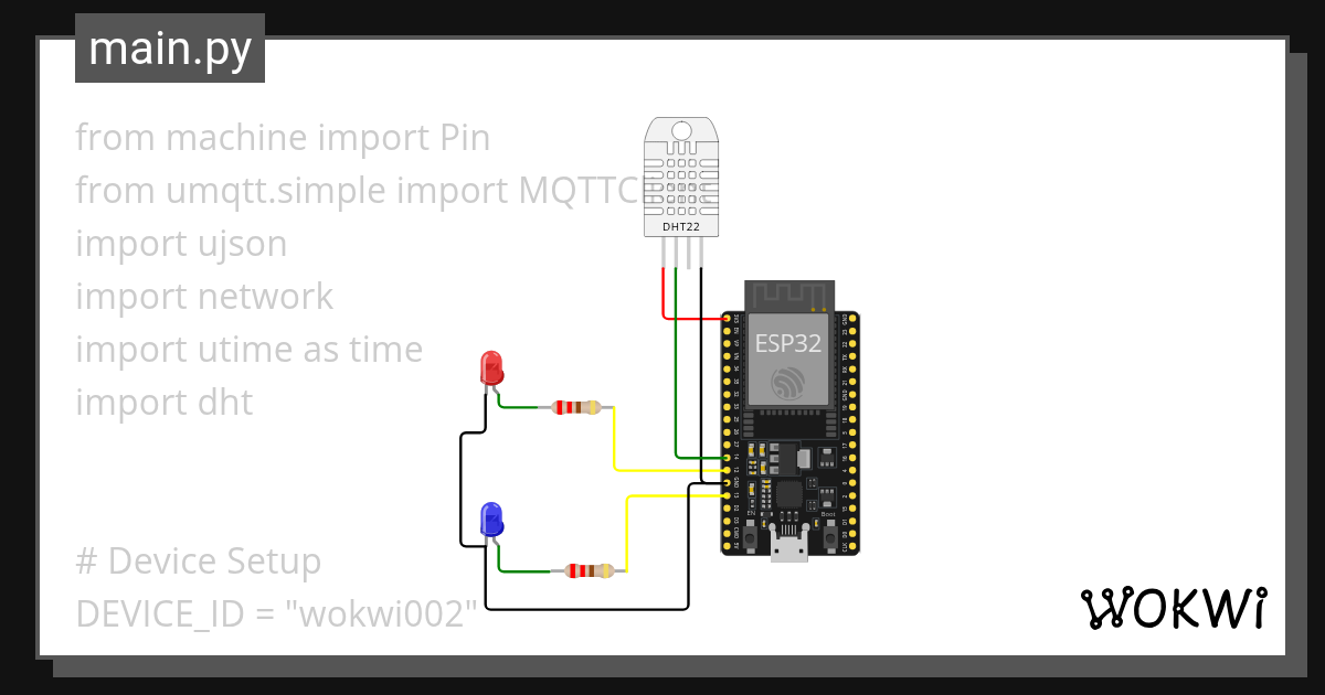 IOT MASTER CLASS MQTT - Wokwi ESP32, STM32, Arduino Simulator