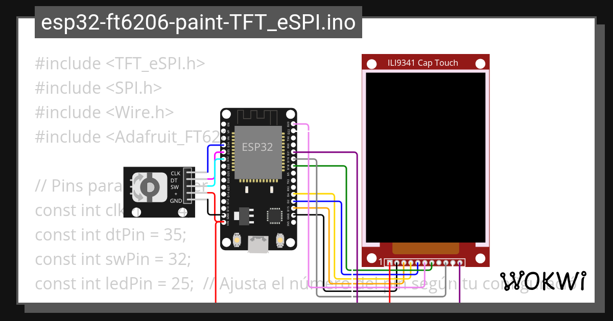 encr Touch - Wokwi ESP32, STM32, Arduino Simulator