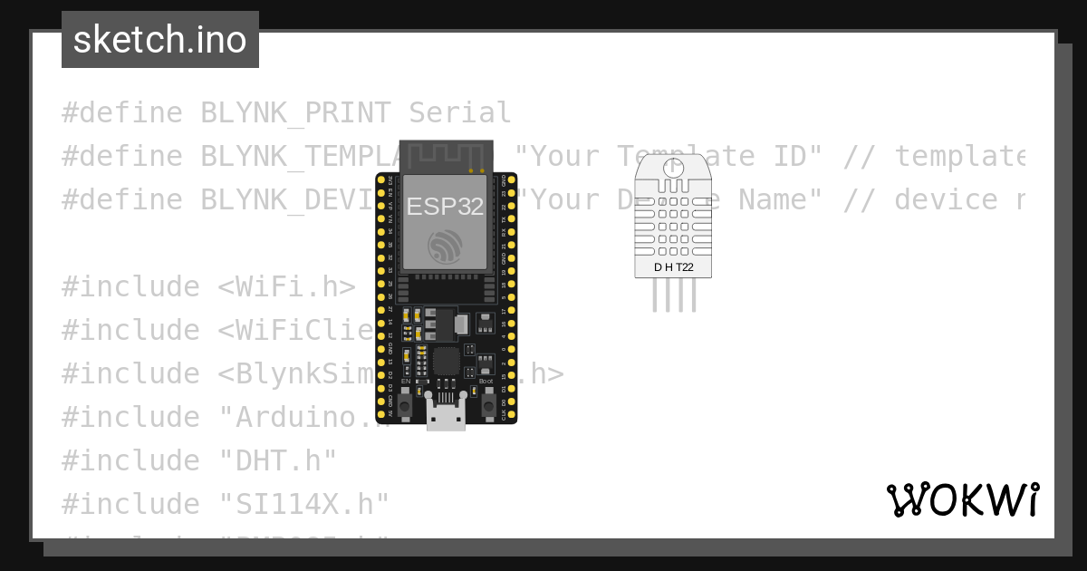 Iot Weather Station Wokwi Esp32 Stm32 Arduino Simulator 4934
