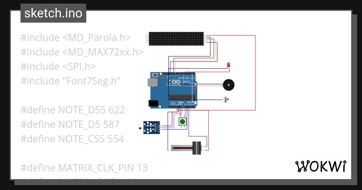 Projekt - Wokwi ESP32, STM32, Arduino Simulator