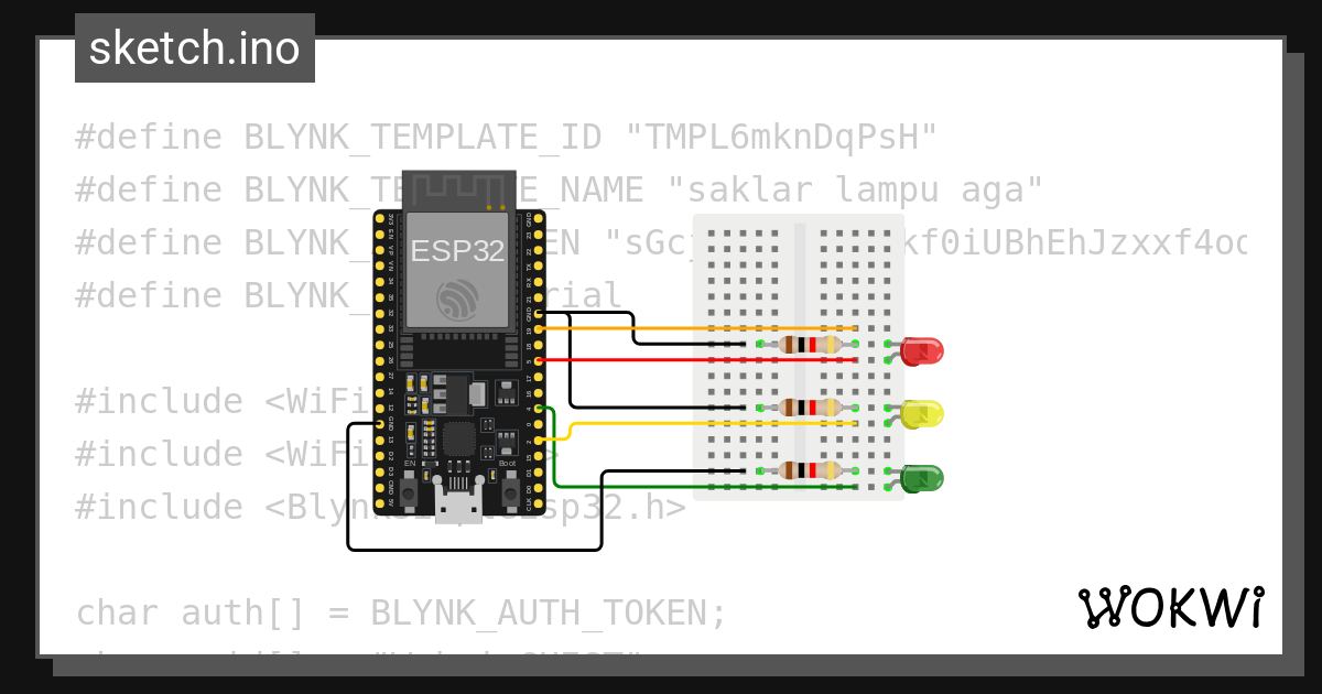 Light Blynk Wokwi Esp32 Stm32 Arduino Simulator 8321