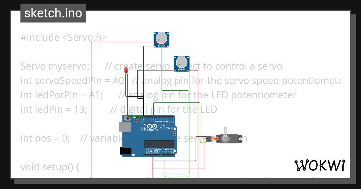 Servo - Wokwi ESP32, STM32, Arduino Simulator