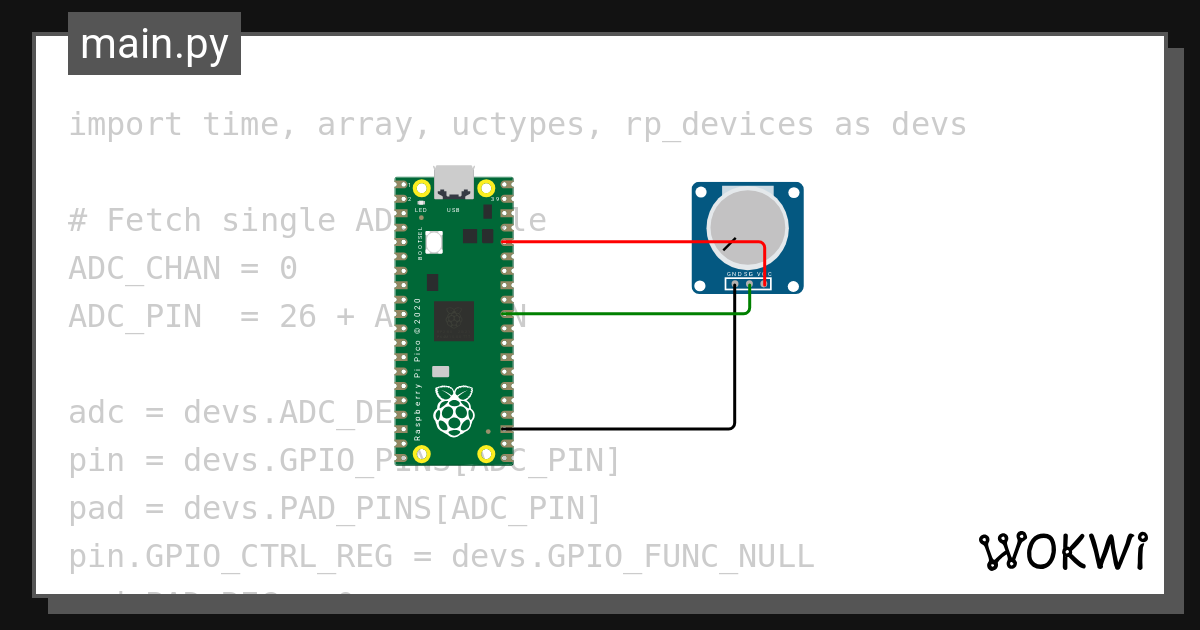 Adc Single Sample Wokwi Esp32 Stm32 Arduino Simulator
