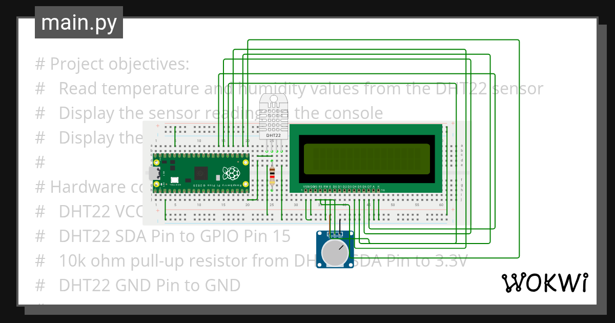 Raspberry Pi Pico Dht22 With Lcd Copy Wokwi Esp32 Stm32 Arduino Raspberry Pi Pico Dht22 With Lcd Copy Wokwi Esp32 Stm32 Arduino