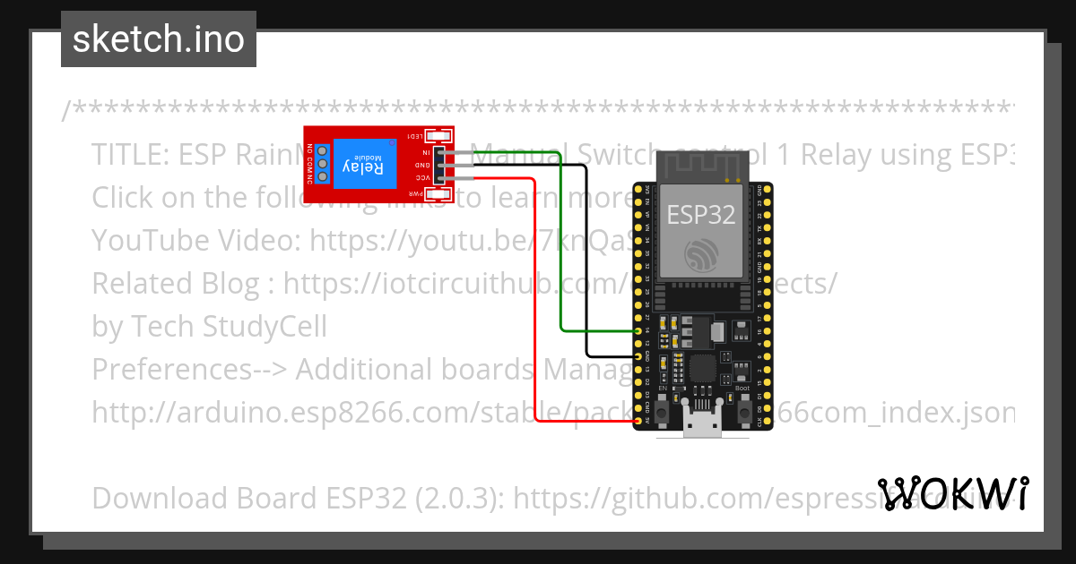 Project Aroi - Wokwi ESP32, STM32, Arduino Simulator