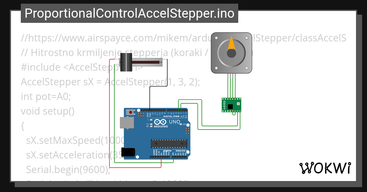 152 - X-run_speed hitrost - Wokwi ESP32, STM32, Arduino Simulator