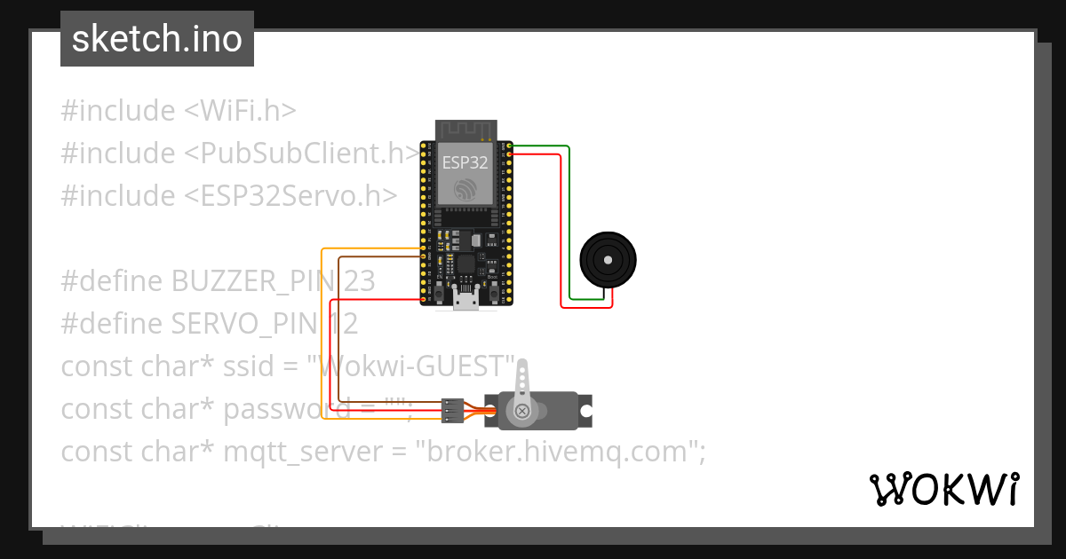 MQTT Connect - Wokwi ESP32, STM32, Arduino Simulator