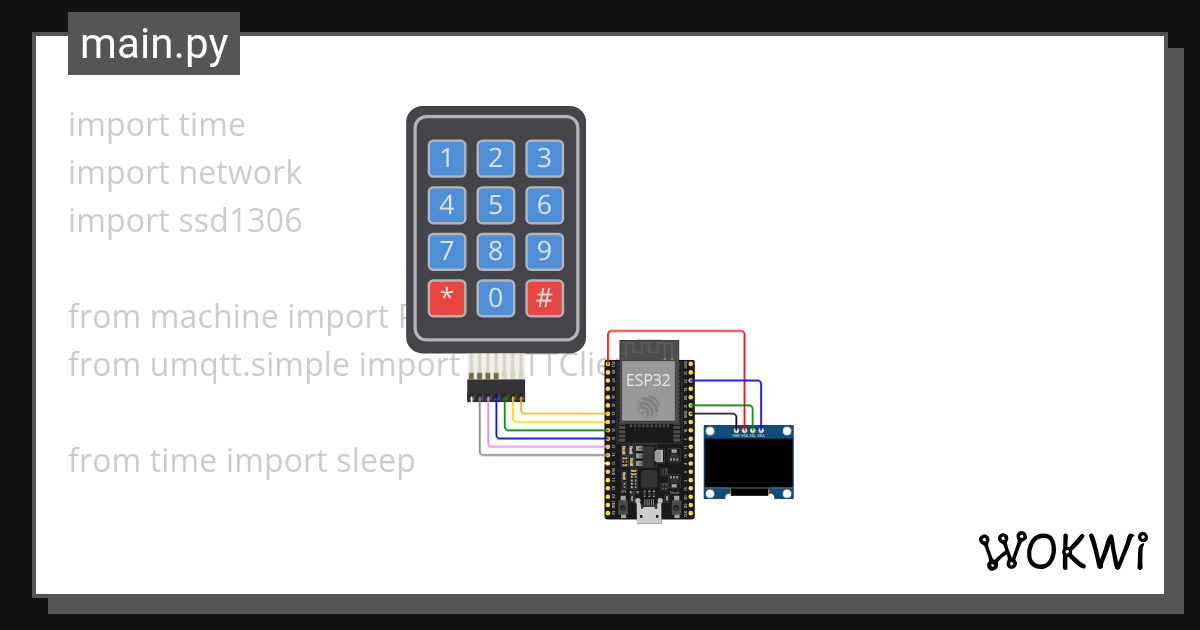 [3] ELSYS Access Keypad Template Copy - Wokwi ESP32, STM32, Arduino Simulator