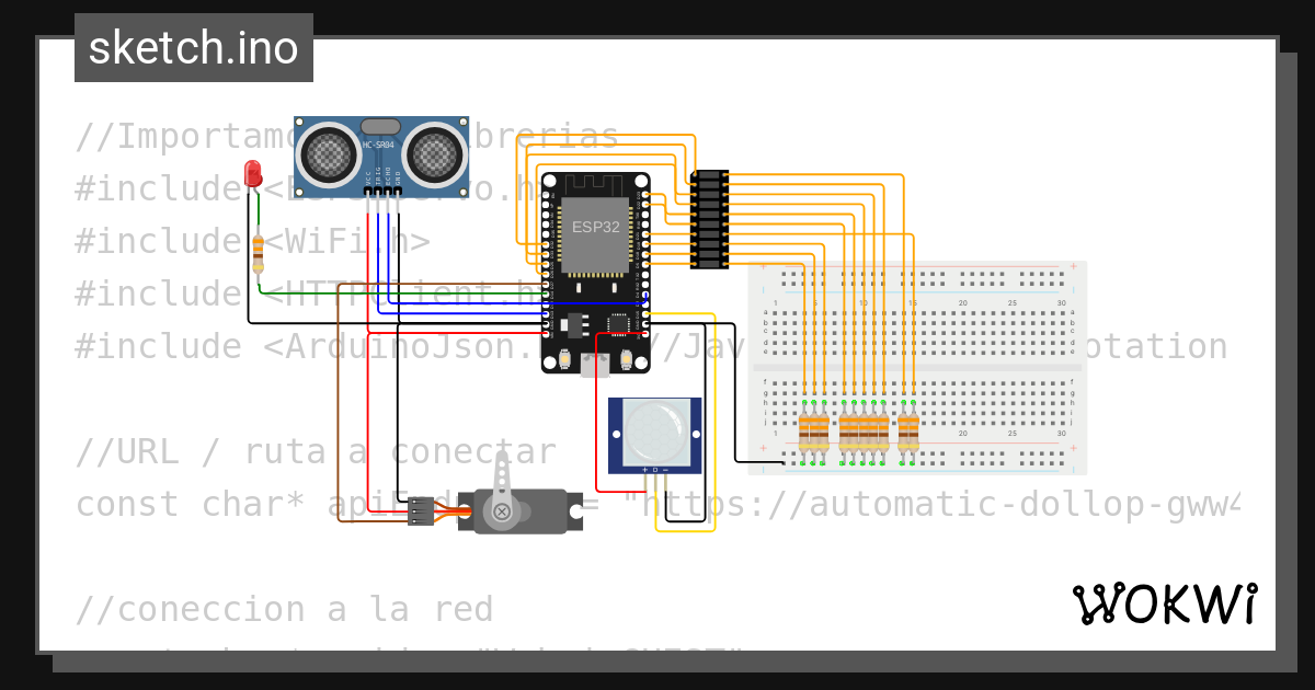 Smart Container Wokwi Esp32 Stm32 Arduino Simulator