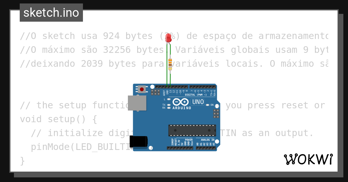 Arduino Codigo Padrao Wokwi Esp32 Stm32 Arduino Simulator 8815