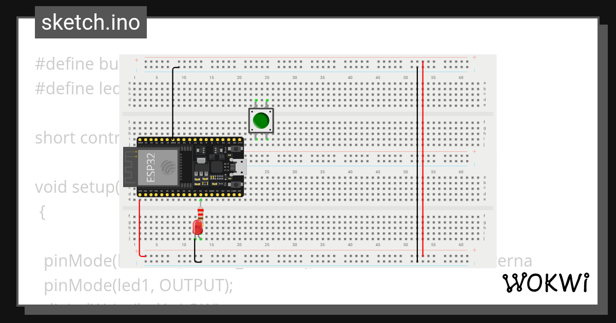 control of - Wokwi ESP32, STM32, Arduino Simulator