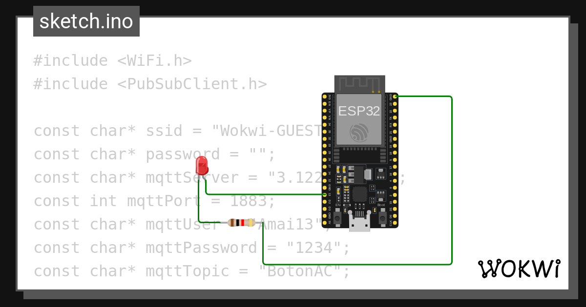 Practica 10 Wokwi Esp32 Stm32 Arduino Simulator 3951