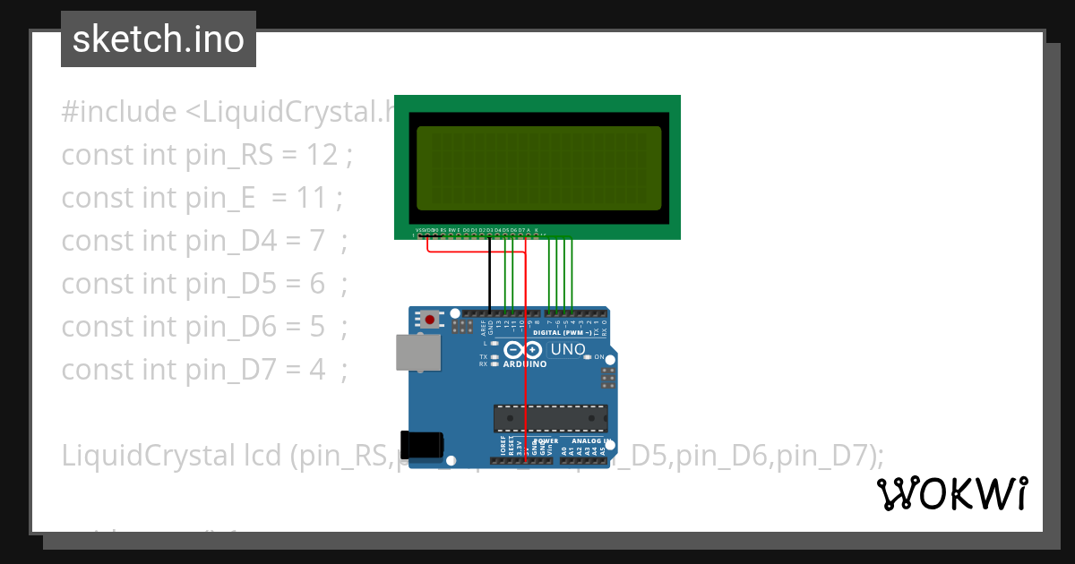 LCD fauzi jelek _nabil - Wokwi ESP32, STM32, Arduino Simulator