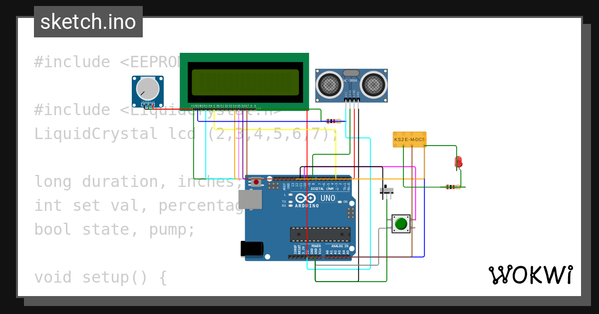 Water Level Wokwi Esp32 Stm32 Arduino Simulator