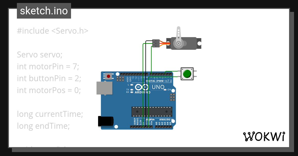 adafruit_ssd1306_jarvis servo - Wokwi ESP32, STM32, Arduino Simulator