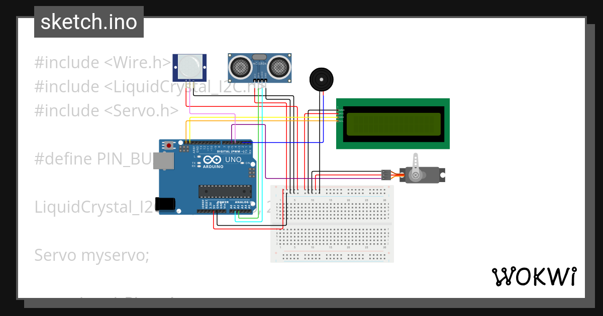 Pemilah Sampah Logam Wokwi Esp32 Stm32 Arduino Simulator 1156