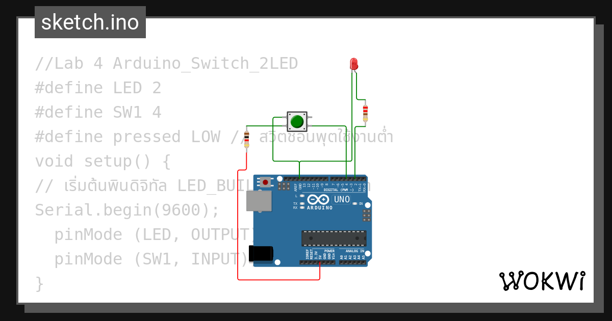 Lab 4 Arduinoswitch2led Wokwi Esp32 Stm32 Arduino Simulator 
