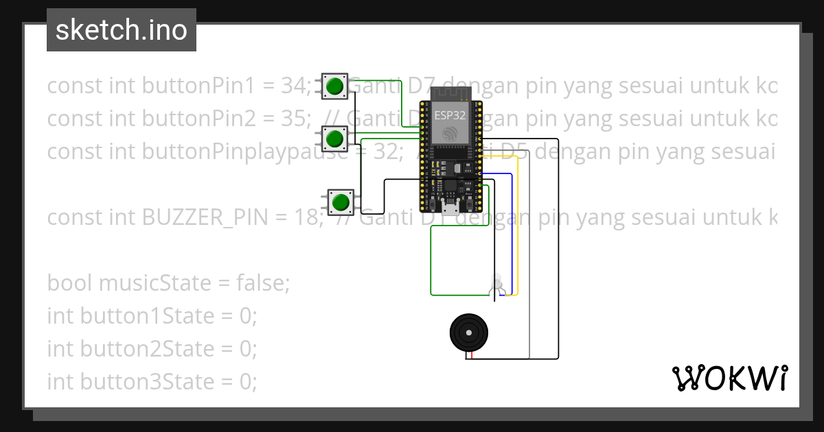 Buzzer #2 - Wokwi ESP32, STM32, Arduino Simulator