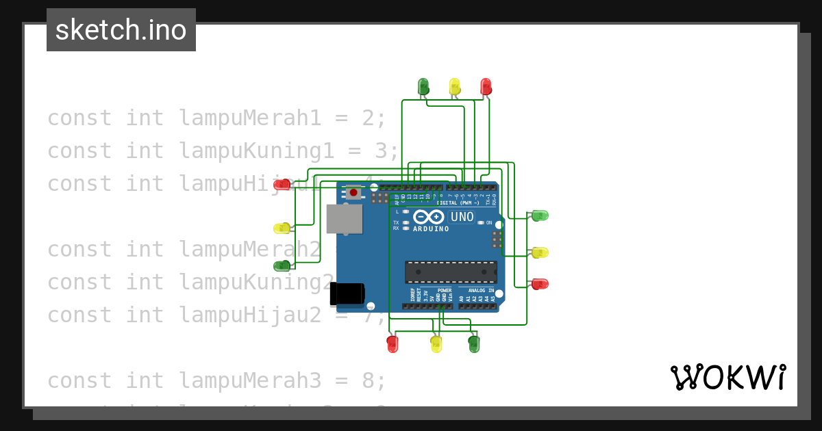 4 Persimpangan Wokwi Esp32 Stm32 Arduino Simulator