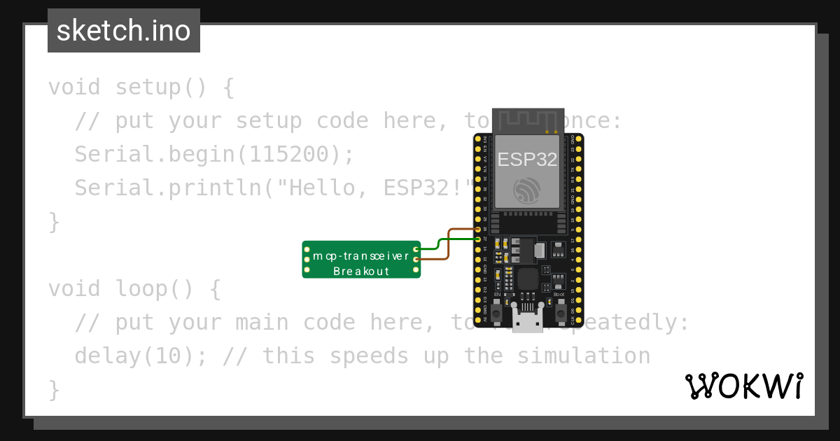 Mcp Transceiver Wokwi Esp32 Stm32 Arduino Simulator