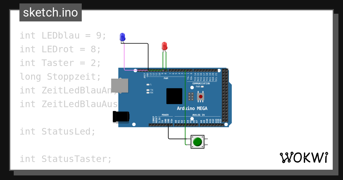It Übung Blau Rot Led Wokwi Esp32 Stm32 Arduino Simulator