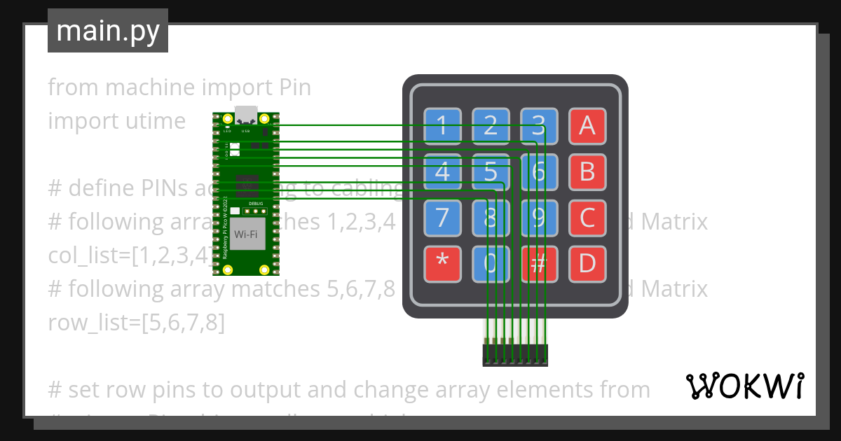 keypad - Wokwi ESP32, STM32, Arduino Simulator keypad - Wokwi ESP32, STM32, Arduino Simulator