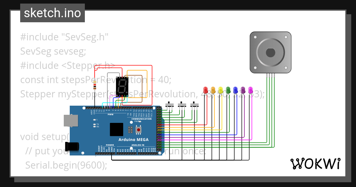 Switches Get Stitches (and a Display) - Student Version Copy - Wokwi ESP32, STM32, Arduino Simulator