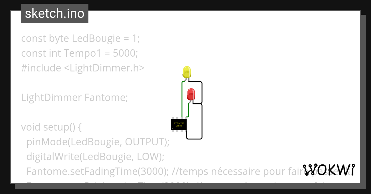 Essai Lightdimmer Wokwi Esp32 Stm32 Arduino Simulator 3133